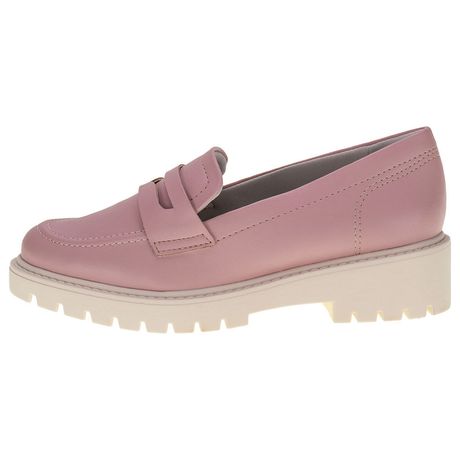 Mocassim Feminino Salto Grosso Ramarim - 2312103 NATURAL - cloviscalcados