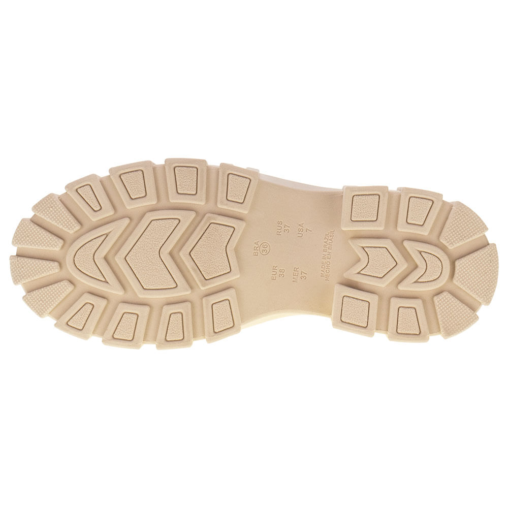 Mocassim Feminino Salto Grosso Ramarim - 2310103 BEGE - cloviscalcados