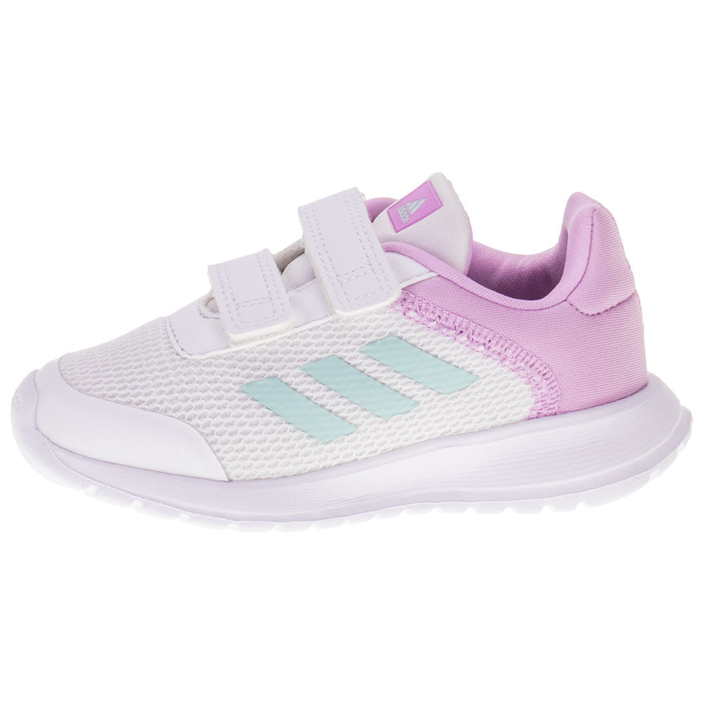 Tênis Infantil Feminino Tensaur Run 2.0 Adidas IG8570 BRANCO/ROSA ...