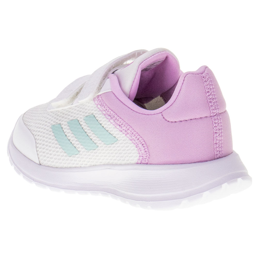 Tênis Infantil Feminino Tensaur Run 2.0 Adidas IG8570 BRANCO/ROSA ...