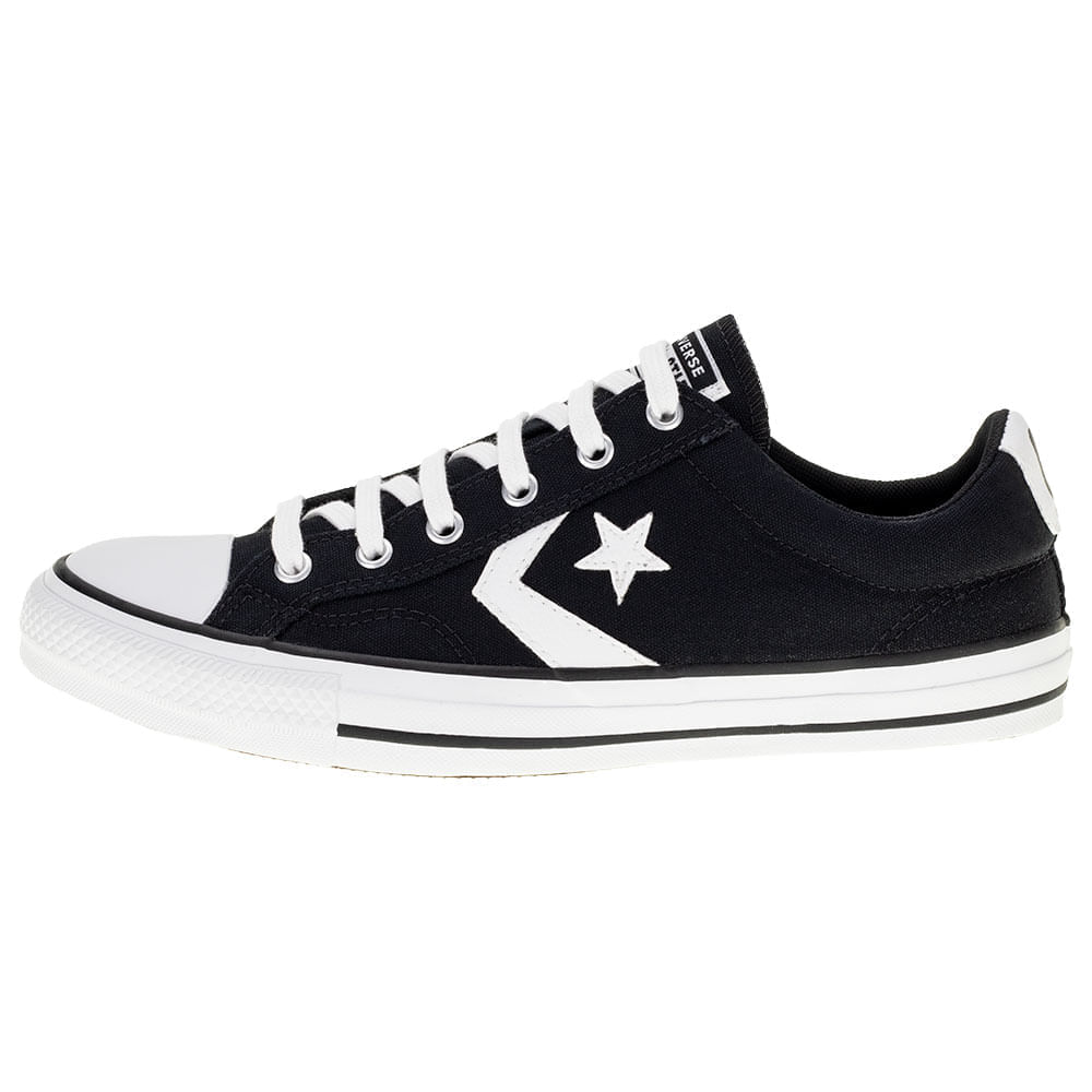 Tênis Masculino Star Player Converse All Star CO0505 PRETO/BRANCO ...
