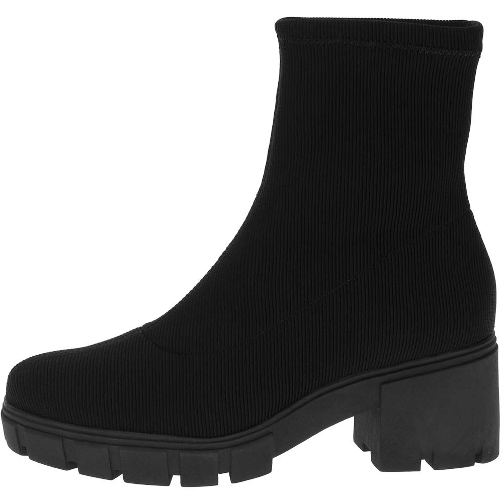 Bota Feminina Cano Baixo Via Marte 001004 PRETO - cloviscalcados