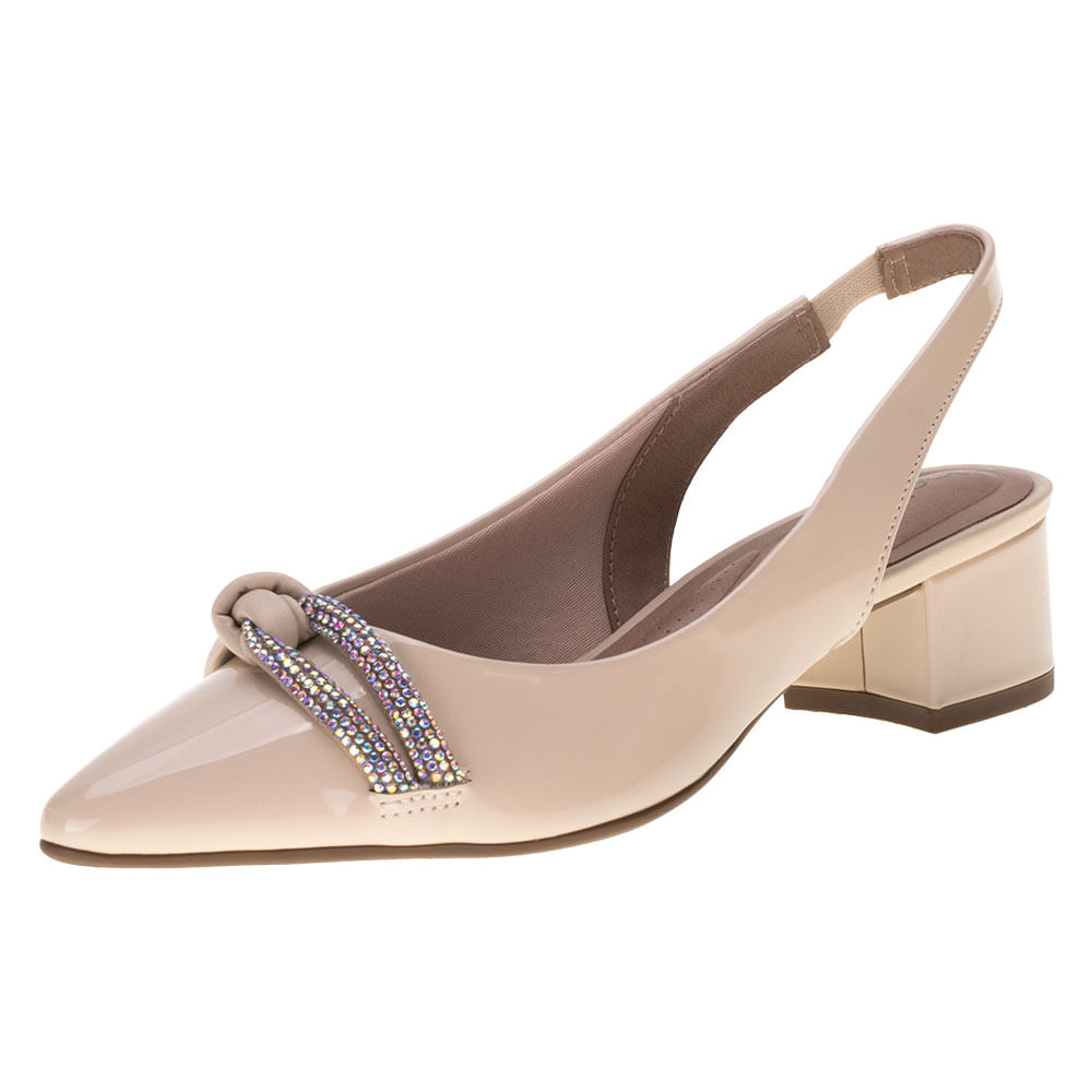 Sapato Feminino Mule Beira Rio 4182221 NATURAL - cloviscalcados