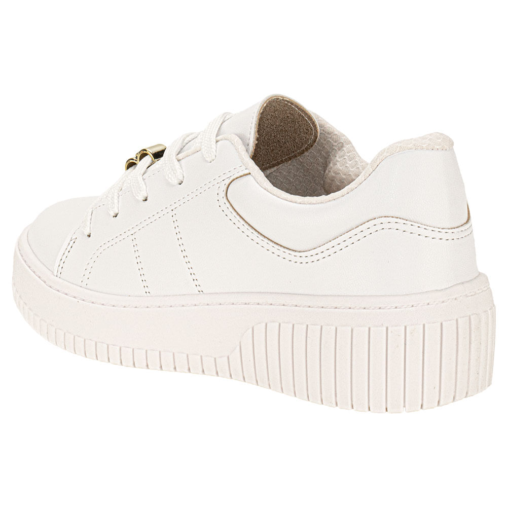 Tênis Feminino Casual Beira Rio 4316102 BRANCO - cloviscalcados