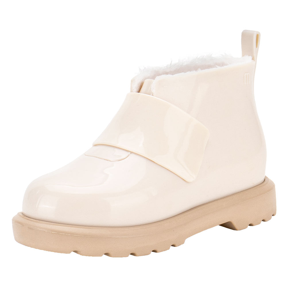 Mini Melissa Chelsea Boot Baby 32833 BEGE - cloviscalcados