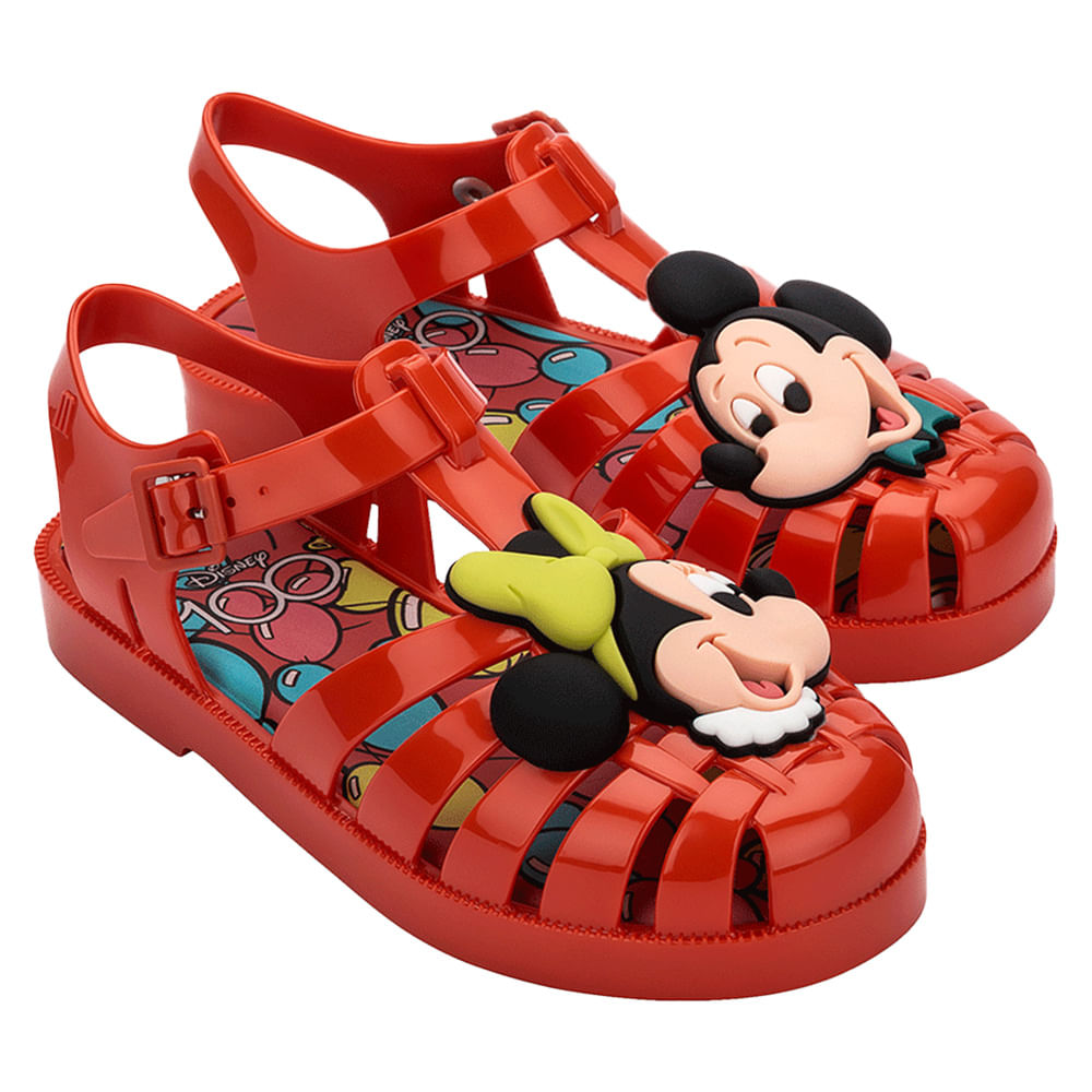 Mini Melissa Possession + Disney 100 33939 VERMELHO - cloviscalcados