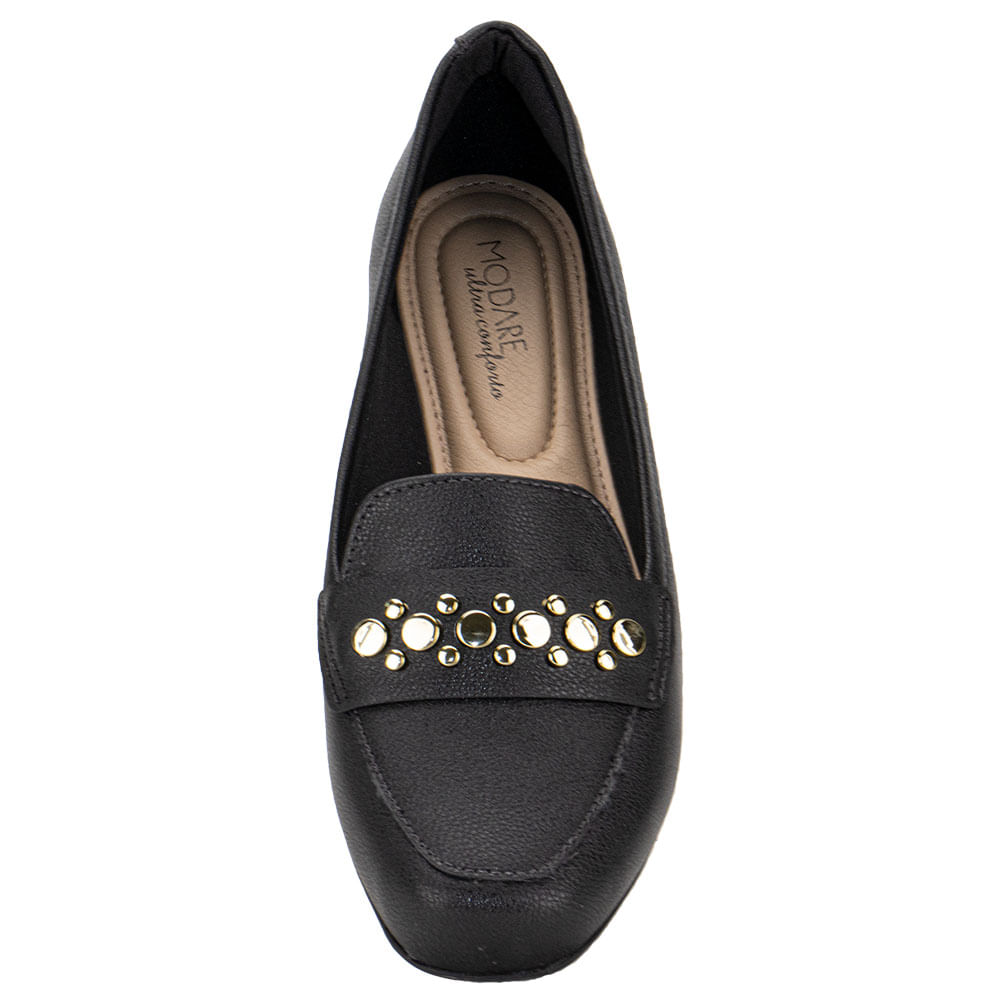 Mocassim Feminino Modare 70161000 PRETO - cloviscalcados