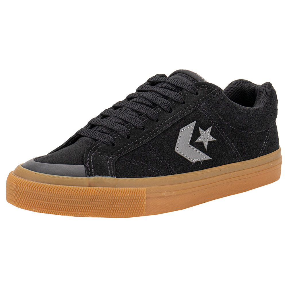 Tênis Sport Casual Converse All Star CO0595 PRETO/BEGE - cloviscalcados