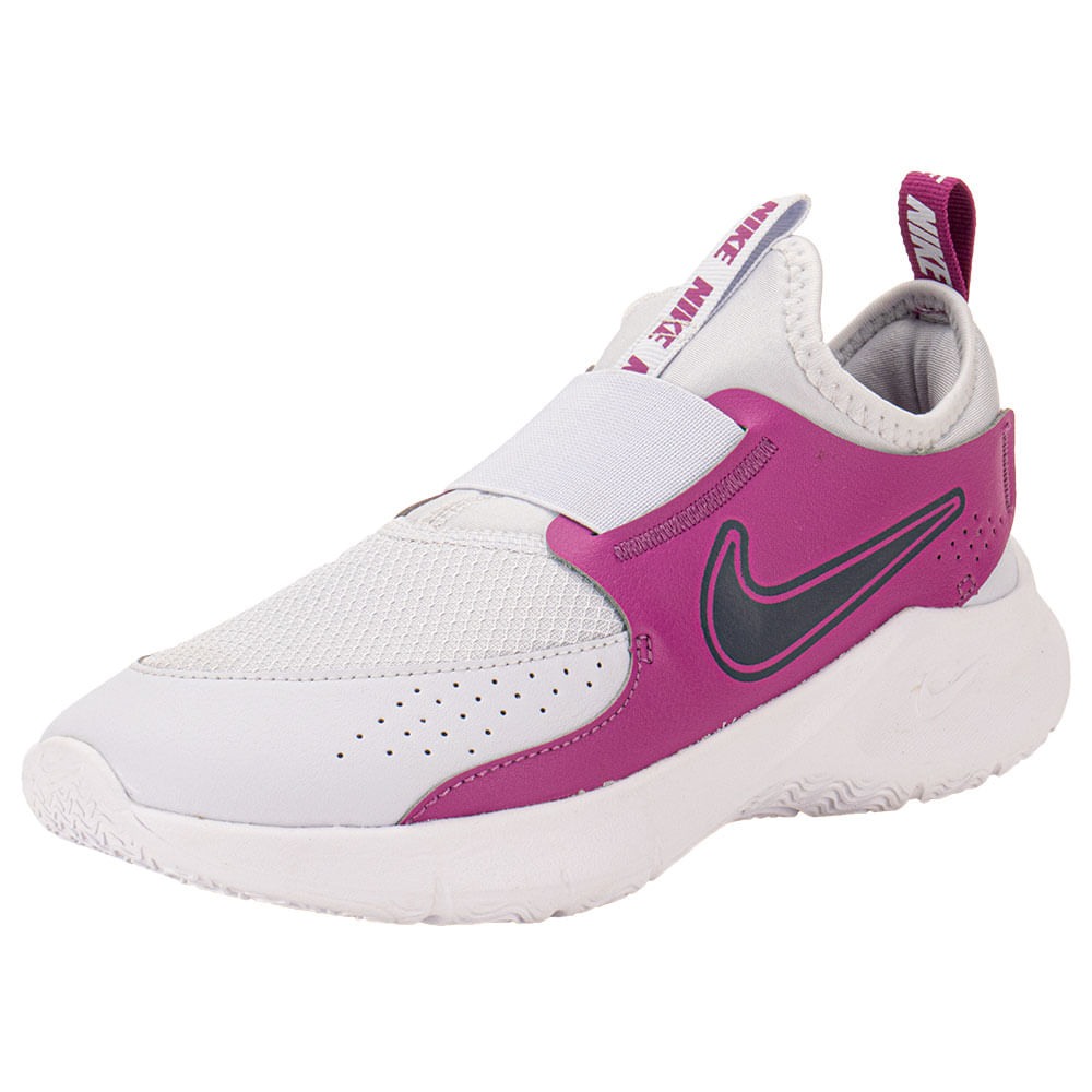 Tênis Infantil Flex Runner 3 GS FN1294 BRANCO/ROSA - cloviscalcados