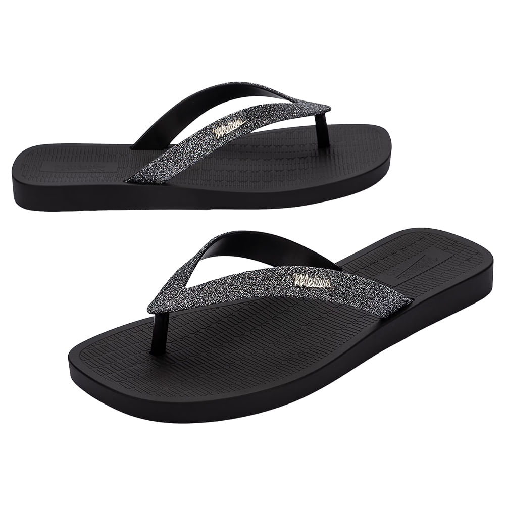Melissa Sun Long Beach II 35781 PRETO - cloviscalcados