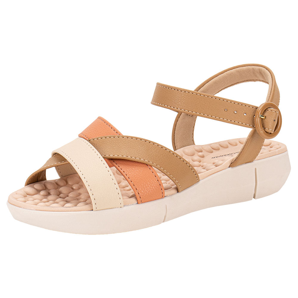 Sandália Feminina Modare - 7142124 CARAMELO - cloviscalcados