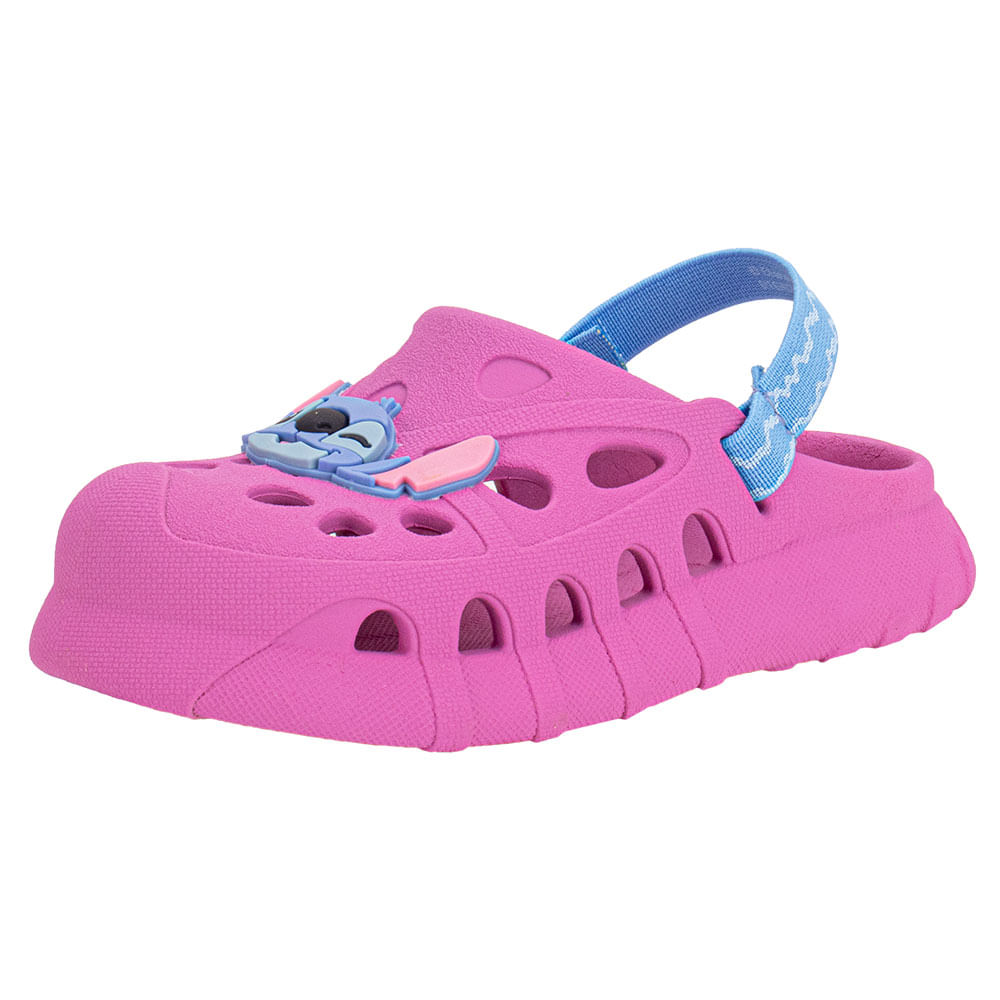 Clogs Infantil Disney Stitch Sweet Hug Grendene Kids 23242 ROSA - cloviscalcados