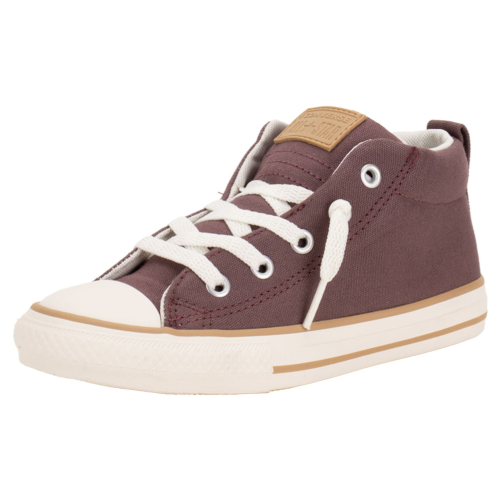 Tênis Infantil Chuck Taylor All Star Street Converse CK1229 VINHO ...