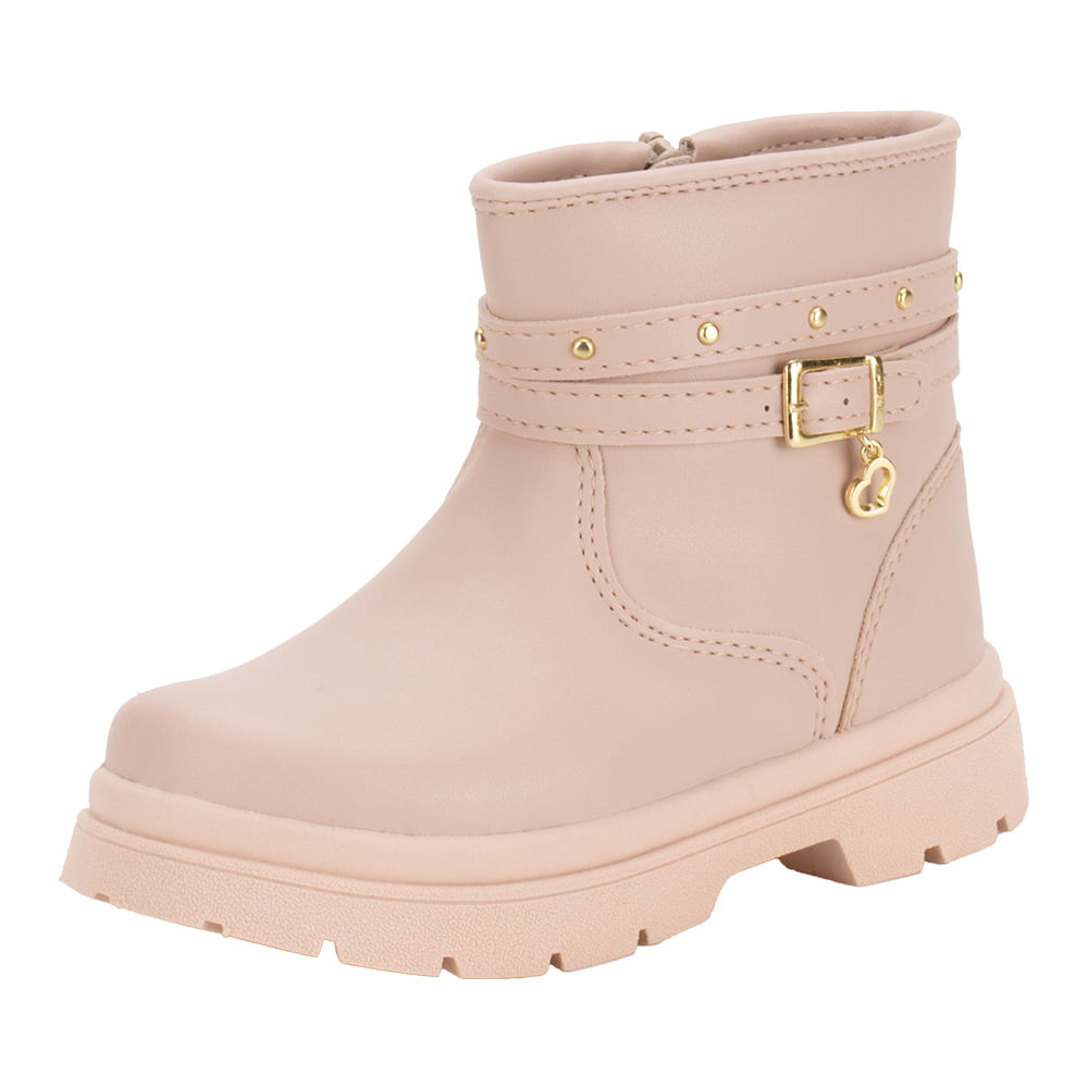 Bota Infantil Feminina Lily Kids 15099 ROSA - cloviscalcados