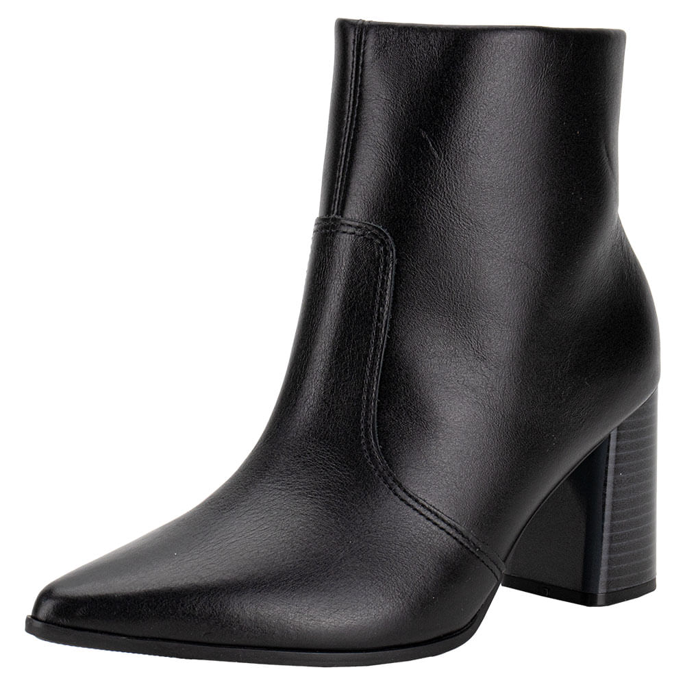 Bota Feminina Cano Baixo Ramarim 2468101 PRETO - cloviscalcados