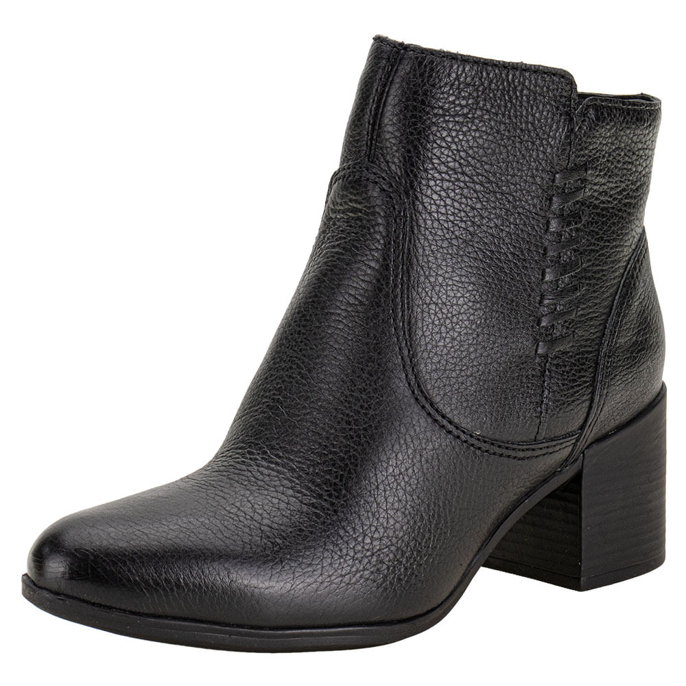 Bota Feminina Cano Baixo Bottero 346916 PRETO - cloviscalcados