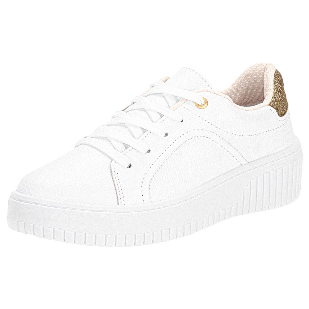 Tênis Feminino Casual Beira Rio 4316104 BRANCO - cloviscalcados