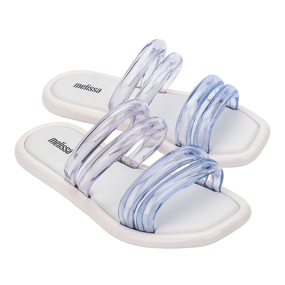Melissa Airbubble Slide 33747 BRANCO - cloviscalcados