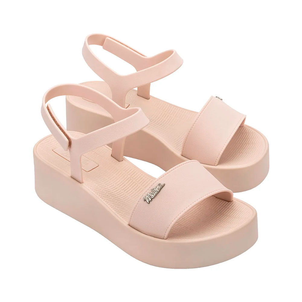 Melissa Sun Laguna Platform 35755 BEGE - cloviscalcados