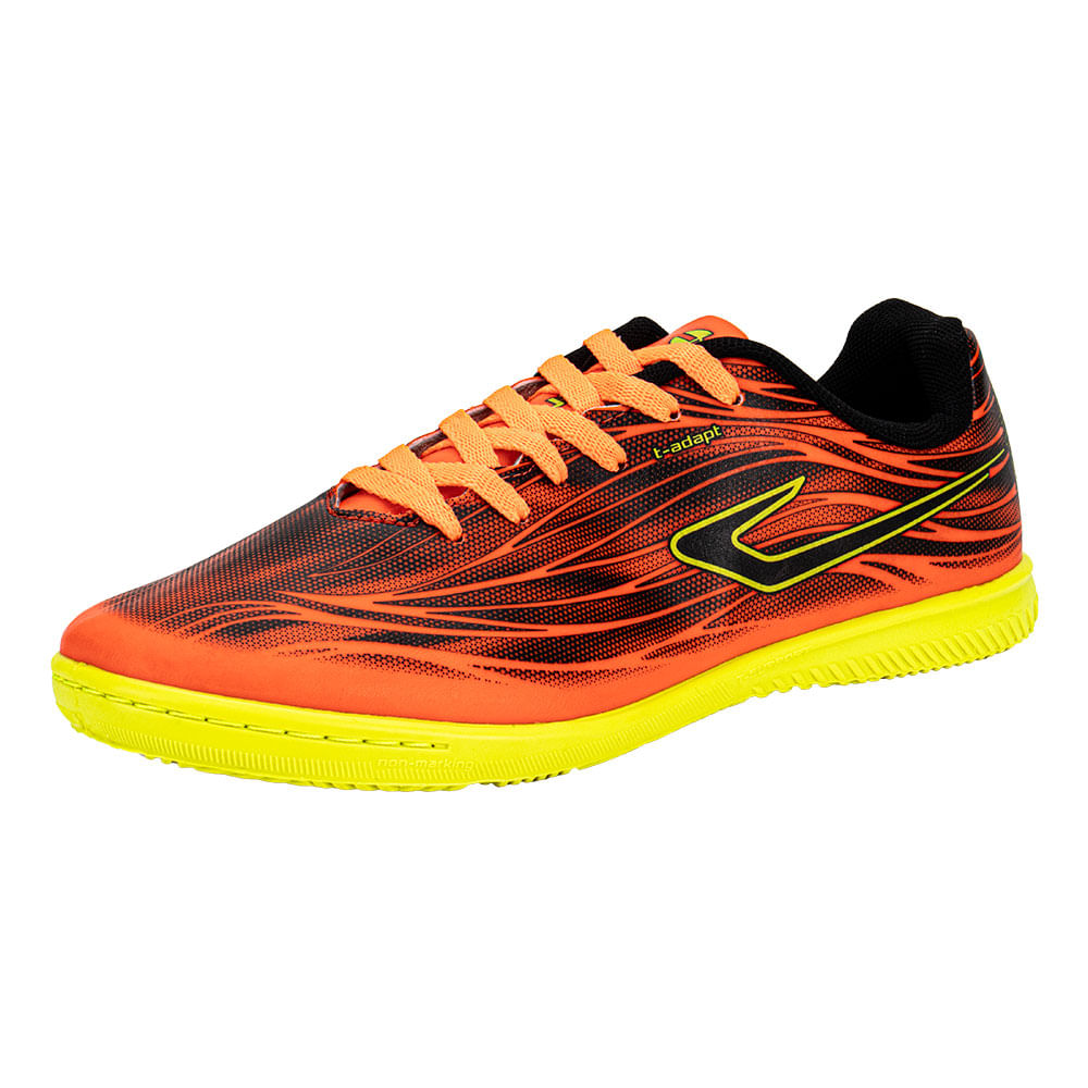 Chuteira Futsal Slick V Topper TP0492 CORAL - cloviscalcados