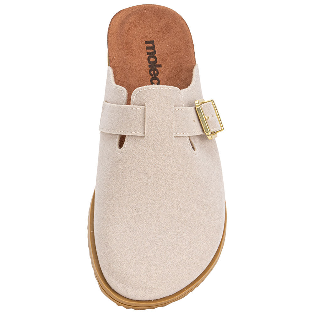 Sapato Feminino Mule Moleca 5743209 MARFIM - cloviscalcados