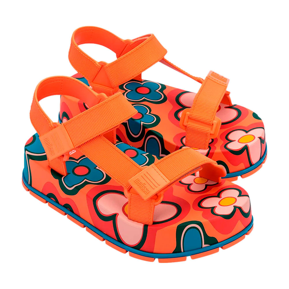 Melissa Flowing Platform 35817 LARANJA | Clovis Calçados