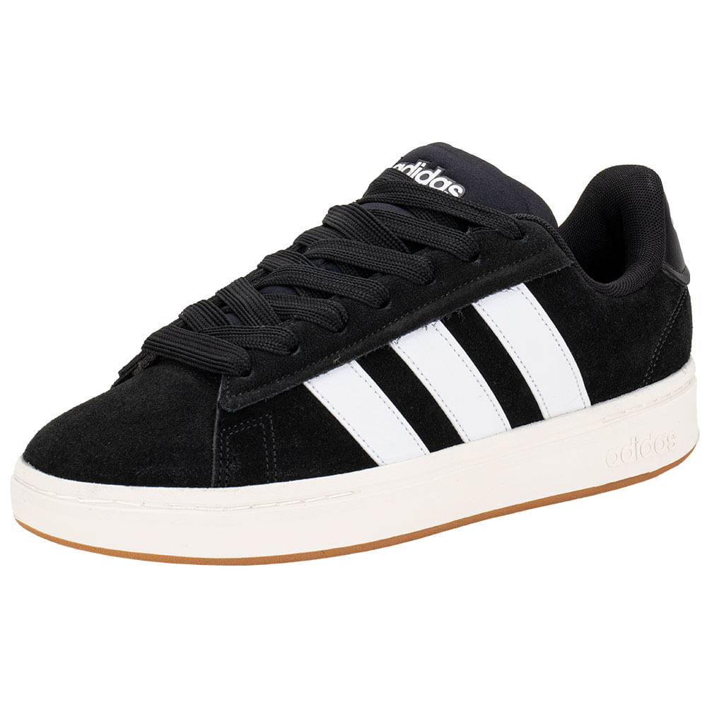 Tênis Grand Court Alpha 00s Adidas JH7235 PRETO/BRANCO 01 - cloviscalcados