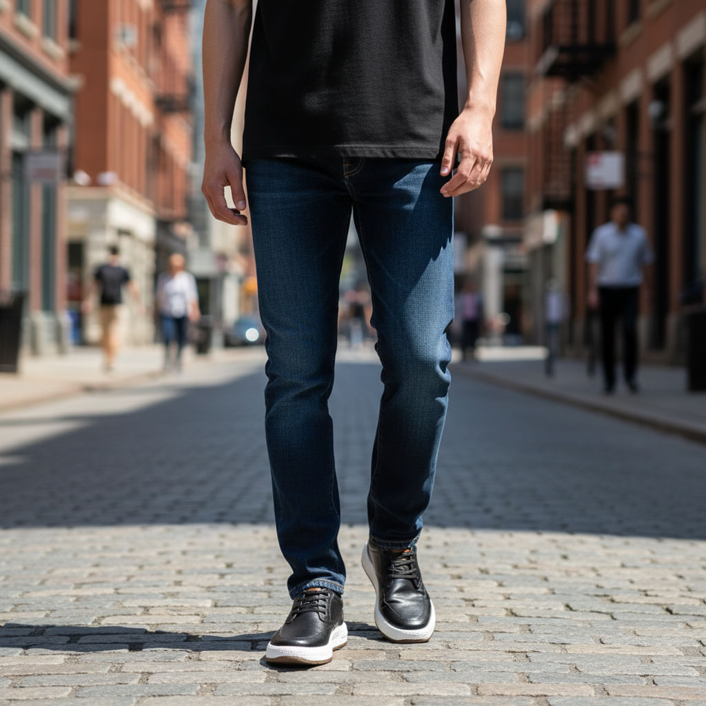 Sapatênis Masculino Drake Pulse Democrata 600103 PRETO - cloviscalcados