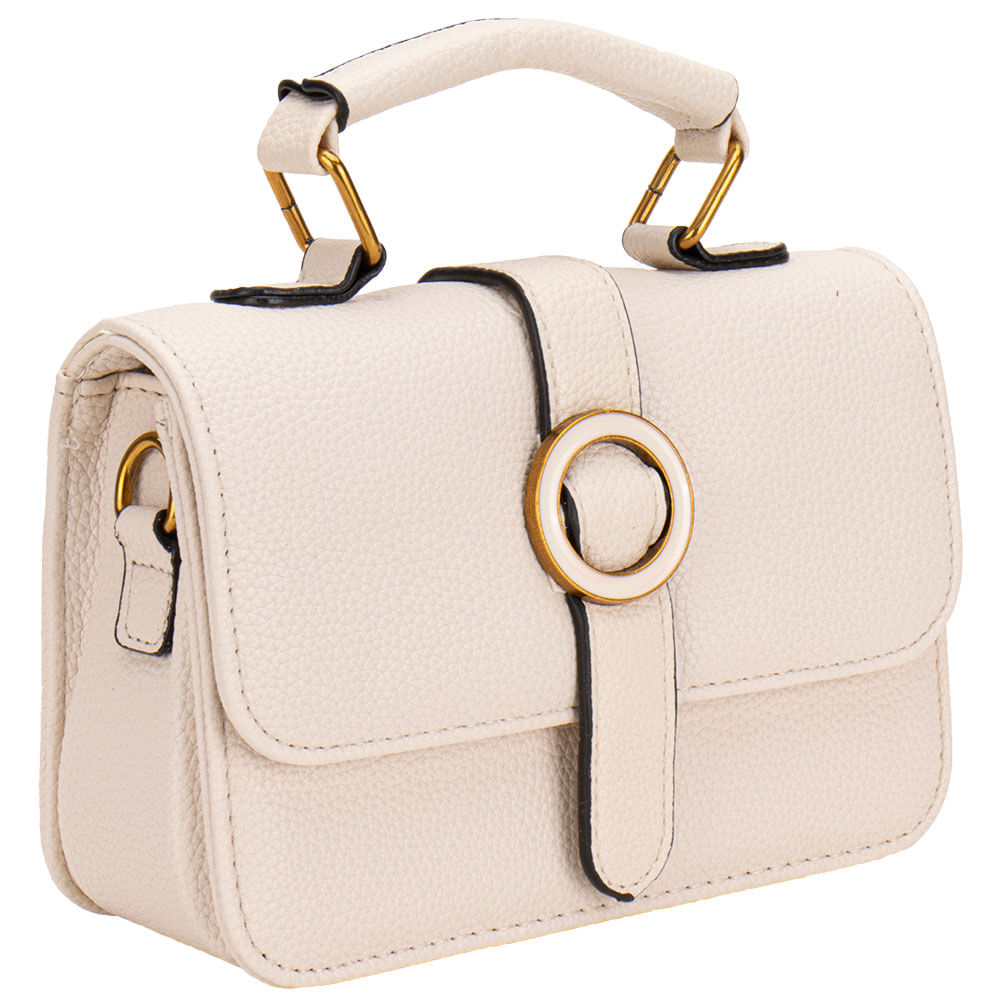 Bolsa Feminina H.E SX-6037 NATURAL - cloviscalcados