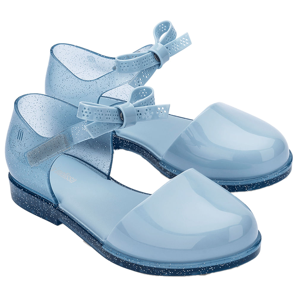 Mini Melissa Amy Infantil 33706 AZUL - cloviscalcados