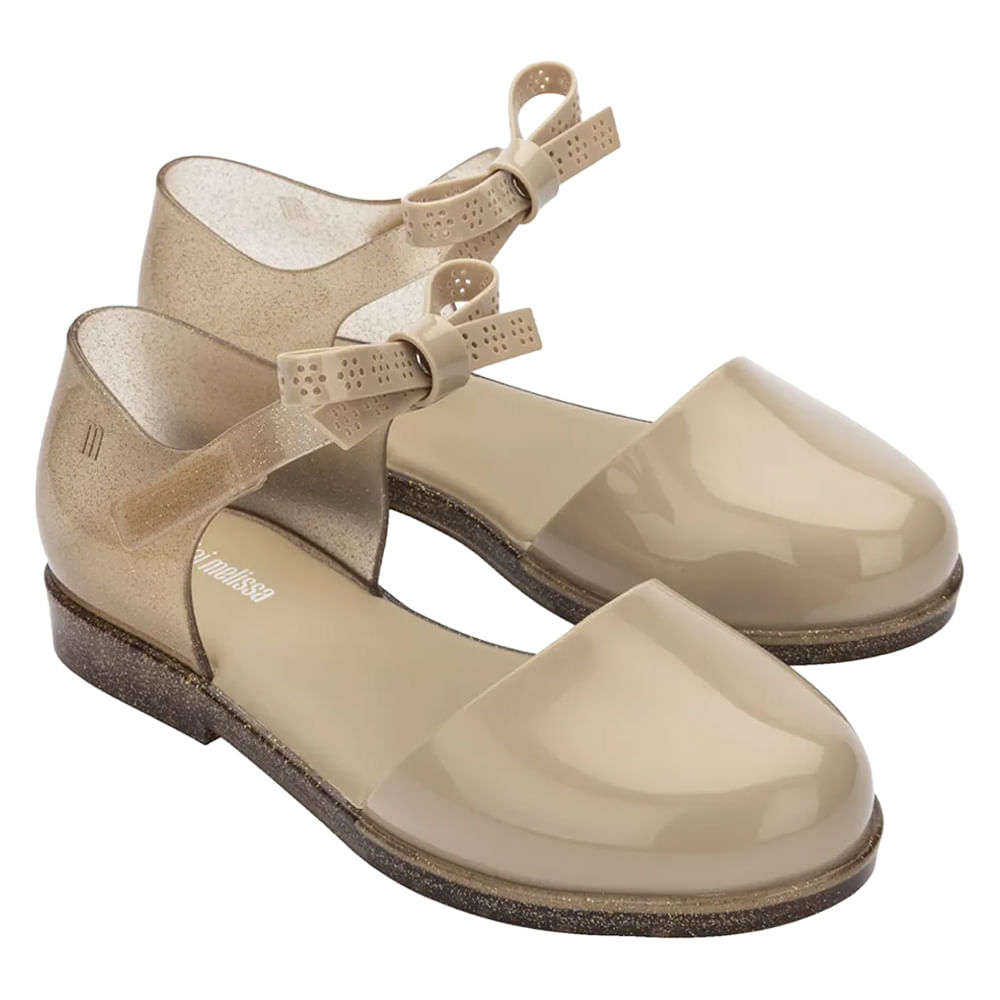 Mini Melissa Amy Infantil 33706 BEGE - cloviscalcados