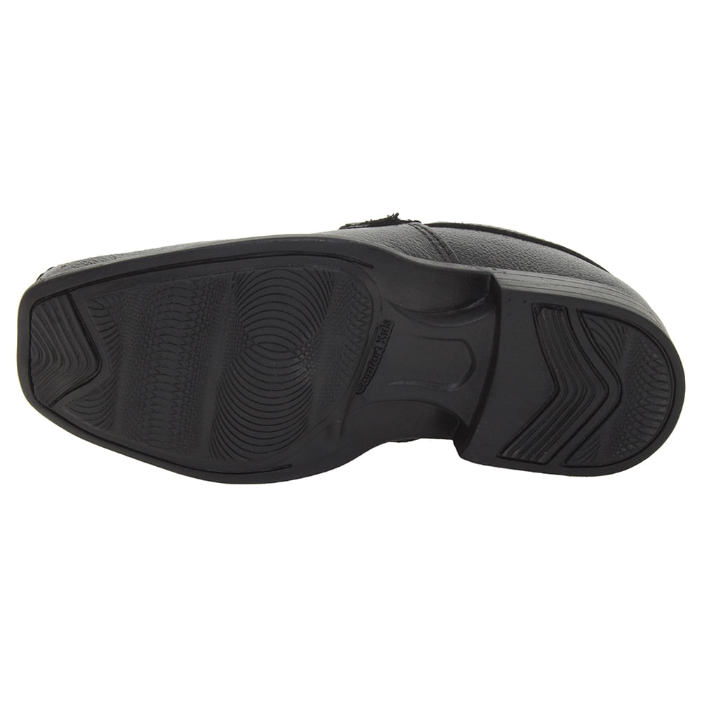 Sapato Infantil Masculino Social Preto Parthenon - 1828 - cloviscalcados