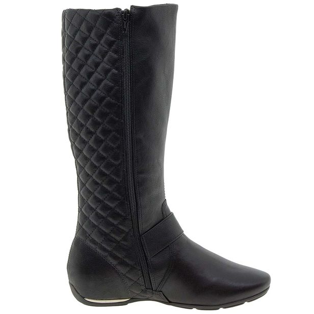 Bota Feminina Cano Alto Comfortflex - 1791304 - cloviscalcados