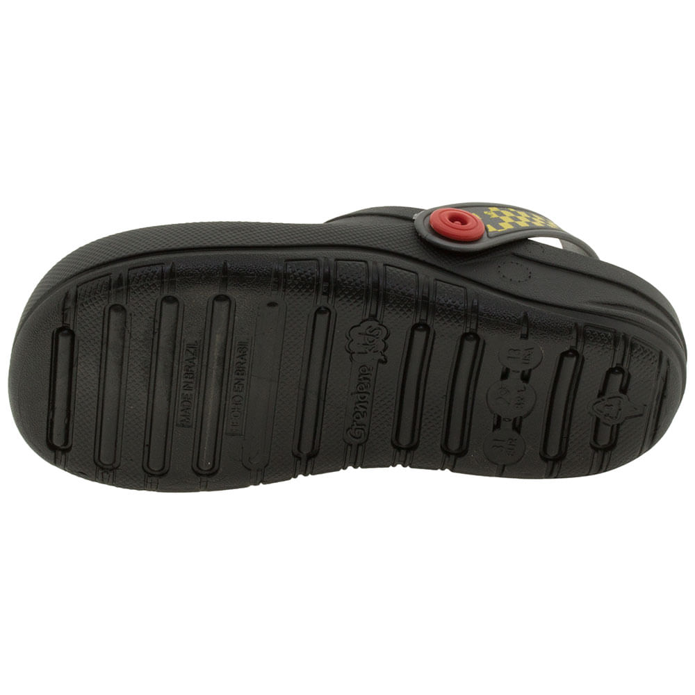 Clogs Infantil Hot Wheels Grendene Kids - 22176 Preto - cloviscalcados