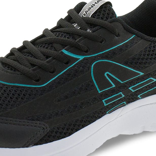 Tênis Masculino Spin Rainha - 4200338 Preto/verde - cloviscalcados