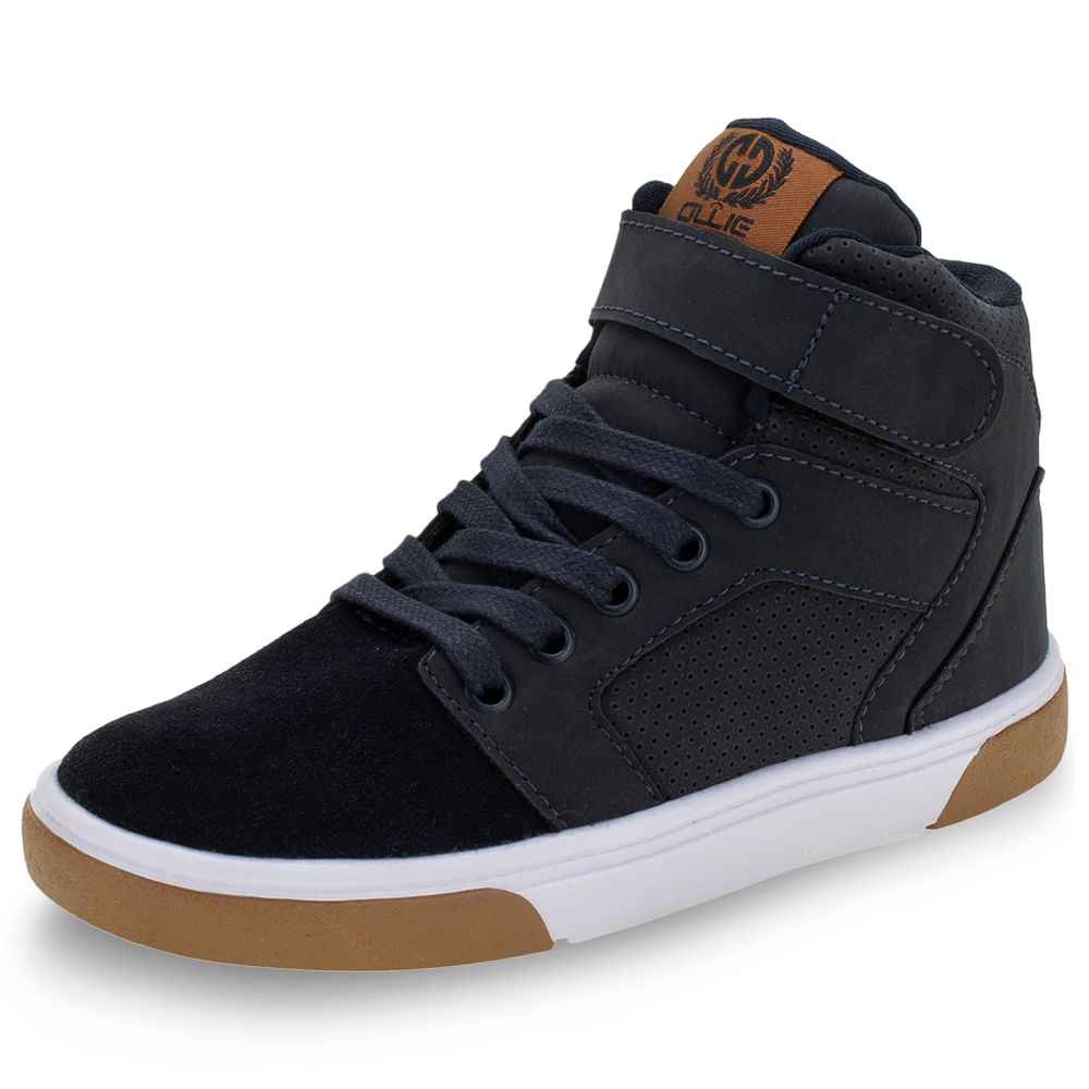 Tênis Infantil Cano Alto Olympic Ollie - 402 - cloviscalcados