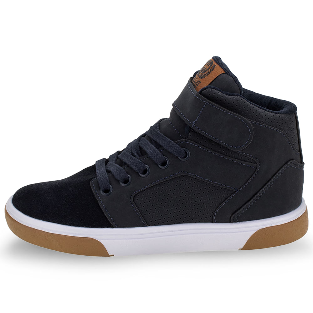 Tênis Infantil Cano Alto Olympic Ollie - 402 - cloviscalcados