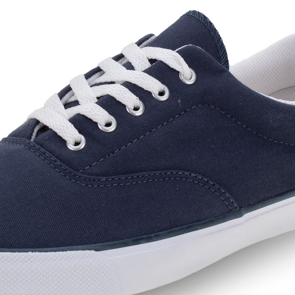 Tênis Slip On Oxto Denim - Od1070 Marinho - cloviscalcados