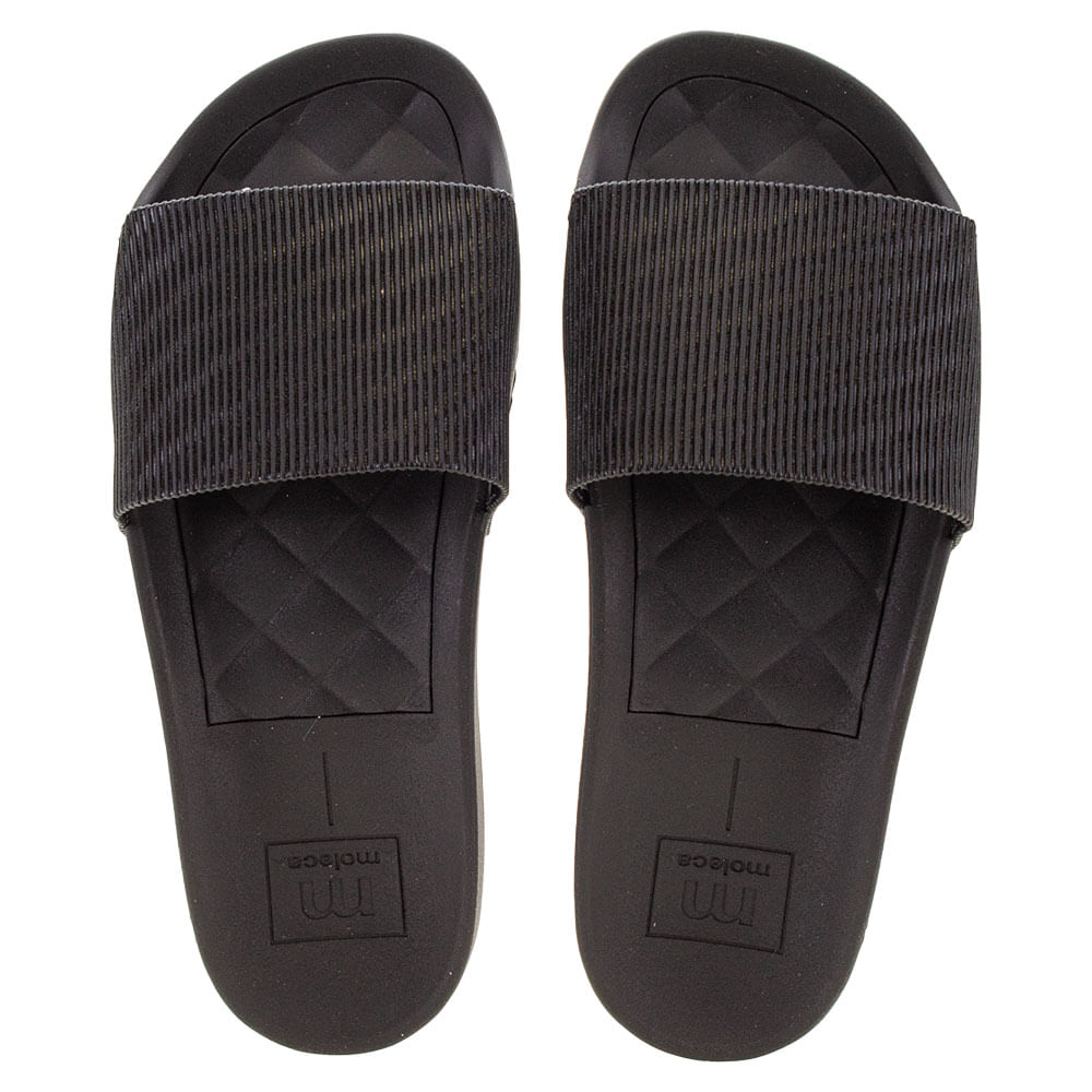 Chinelo Feminino Slide Moleca - 5414100 PRETO - cloviscalcados
