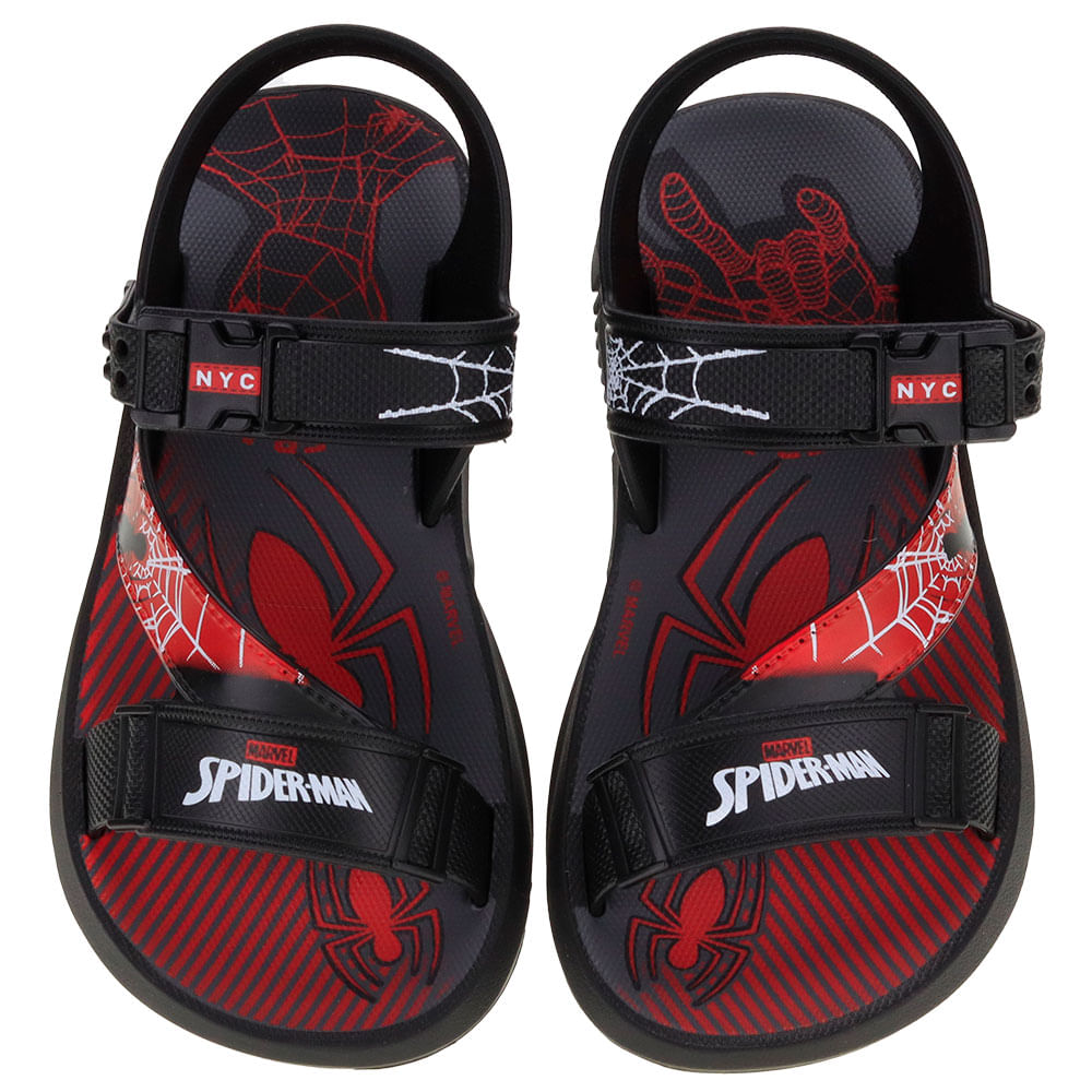 Kit Papete Homem Aranha + Lançador Grendene Kids - 22765 PRETO/VERMELHO ...