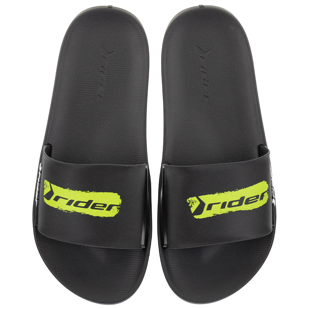 Chinelo Masculino Slide Speed Rider - 11766 PRETO/VERDE - cloviscalcados