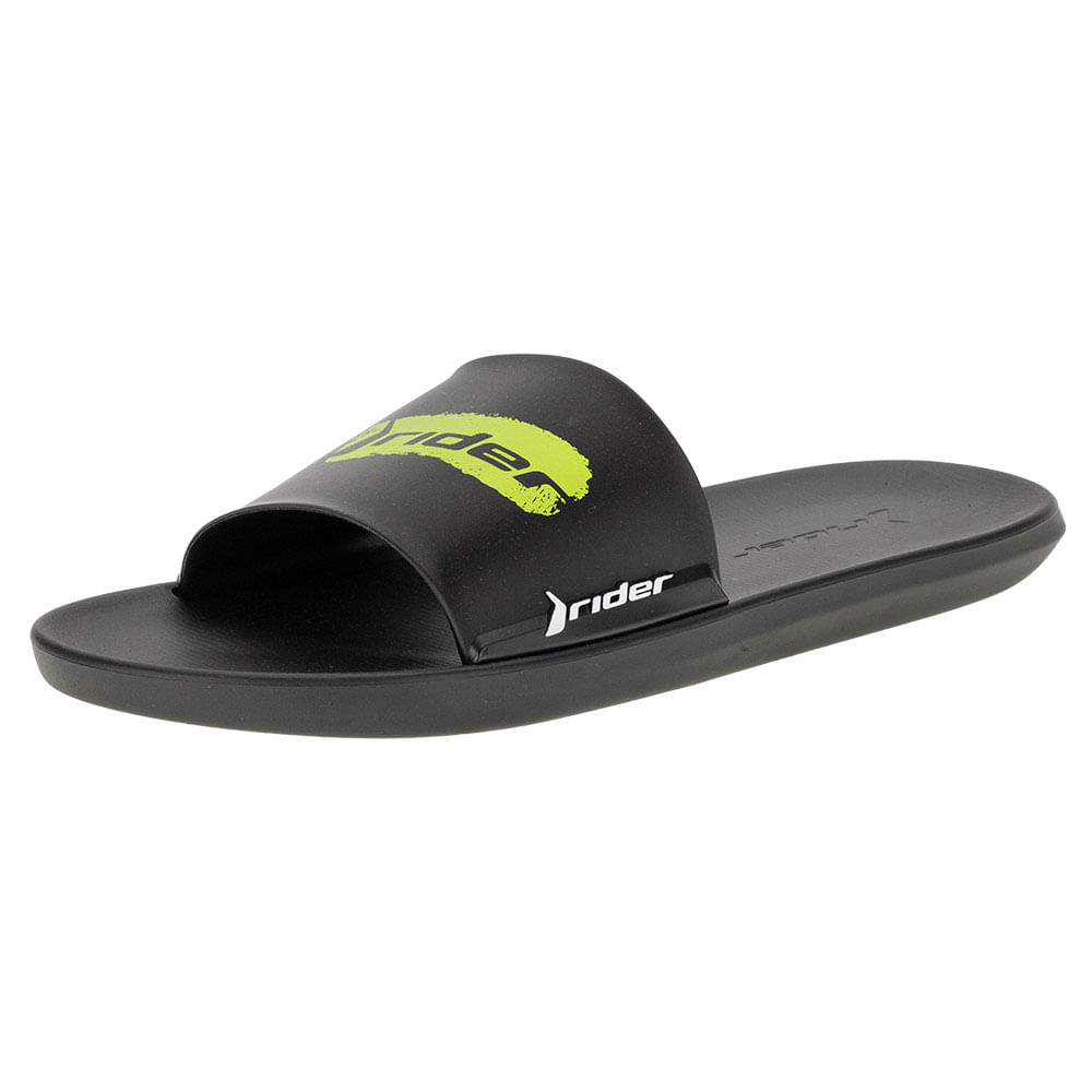Chinelo Masculino Slide Speed Rider - 11766 PRETO/VERDE - cloviscalcados