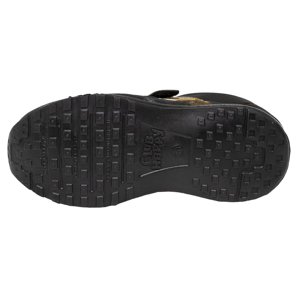 Tênis Infantil Feminino Led Club Happy - 22014 PRETO - cloviscalcados