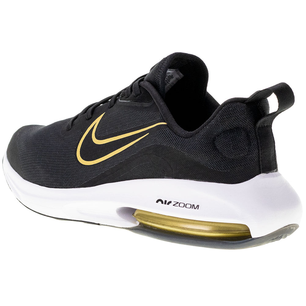 Tênis Feminino Air Zoom Arcadia 2 Nike - DM8491 PRETO - cloviscalcados
