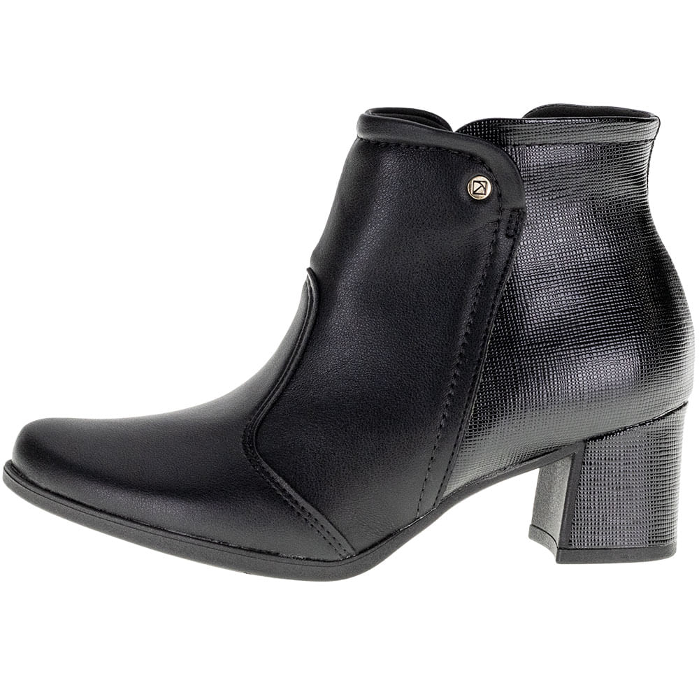 Bota Feminina Cano Baixo Piccadilly - 654015 PRETO - cloviscalcados