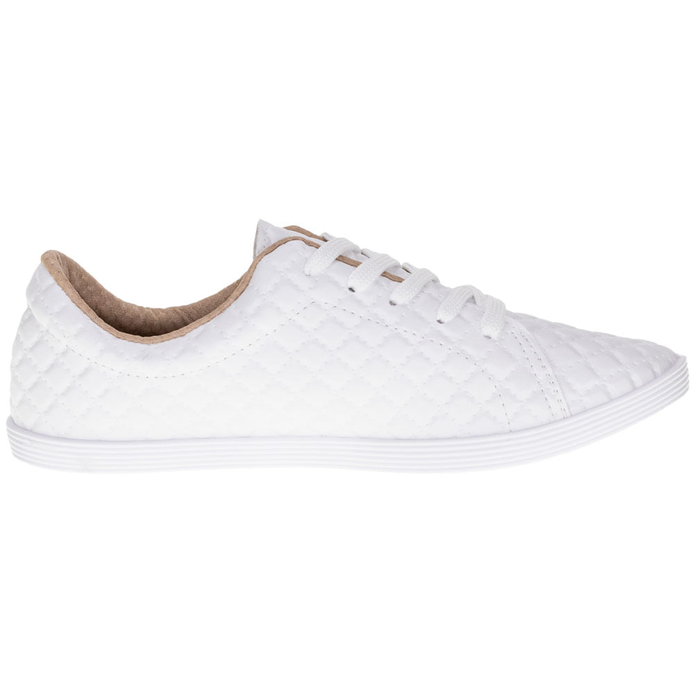 Tênis Feminino Casual Beira Rio - 4205123 BRANCO - cloviscalcados