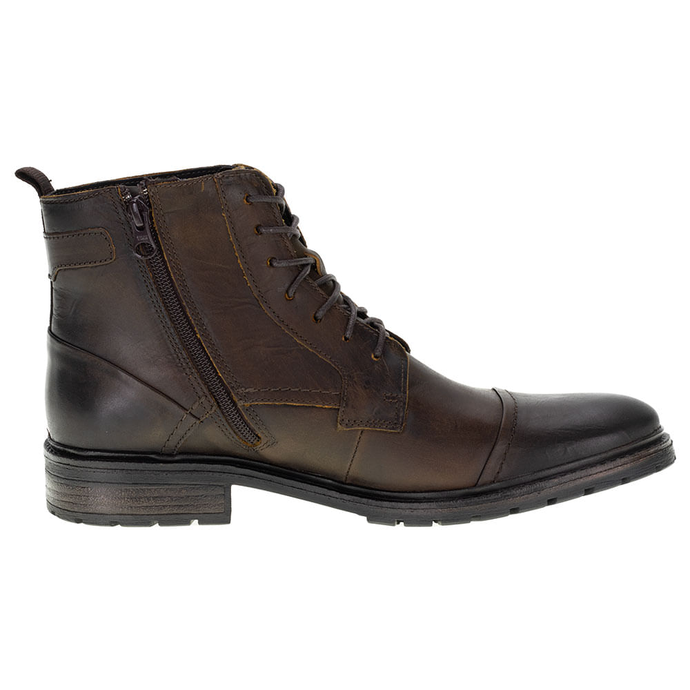 Bota Masculina Astro Garage Democrata - 301105 CAFÉ - cloviscalcados