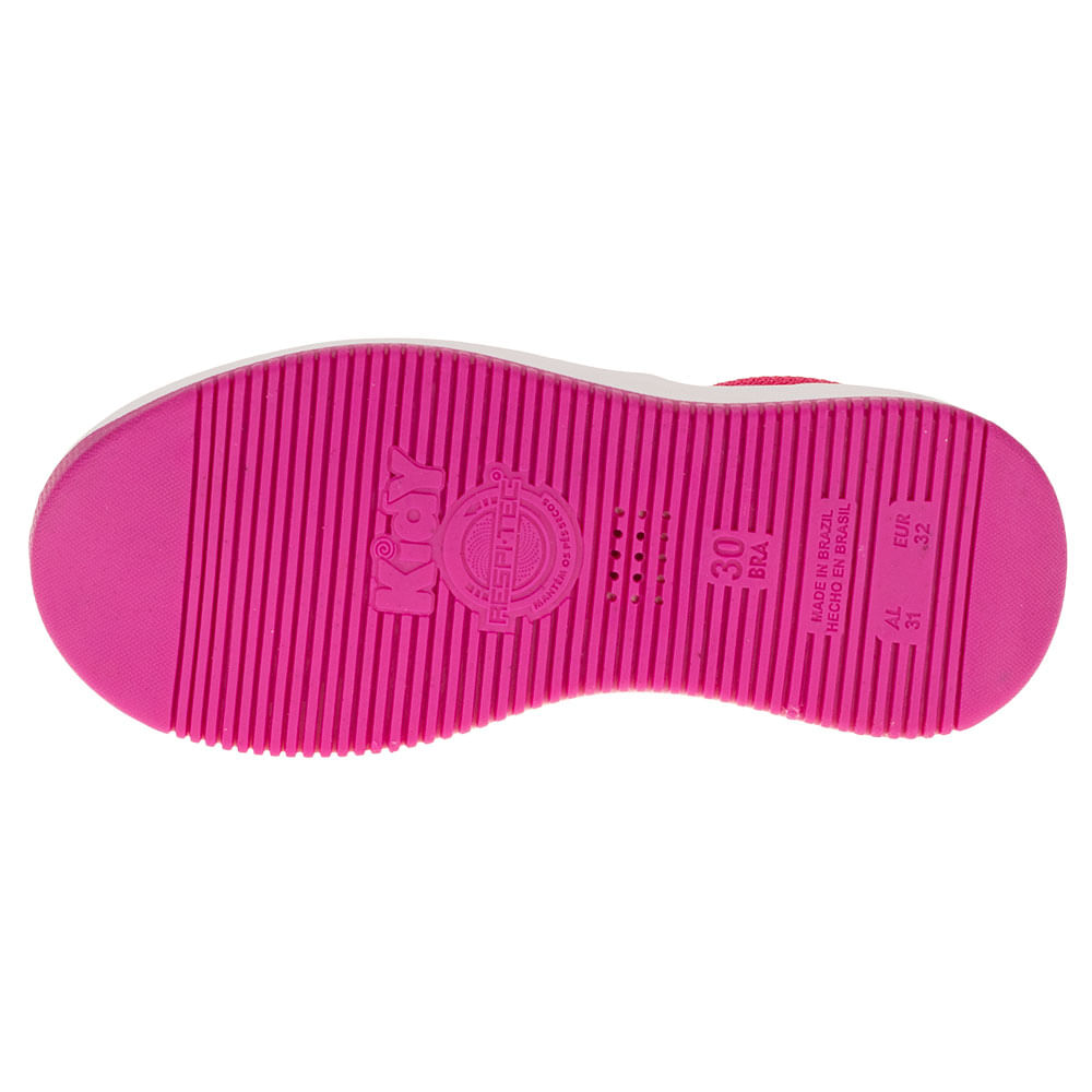 Tênis Infantil Cano Alto Nova York Kidy - 1401067 BRANCO/ROSA ...