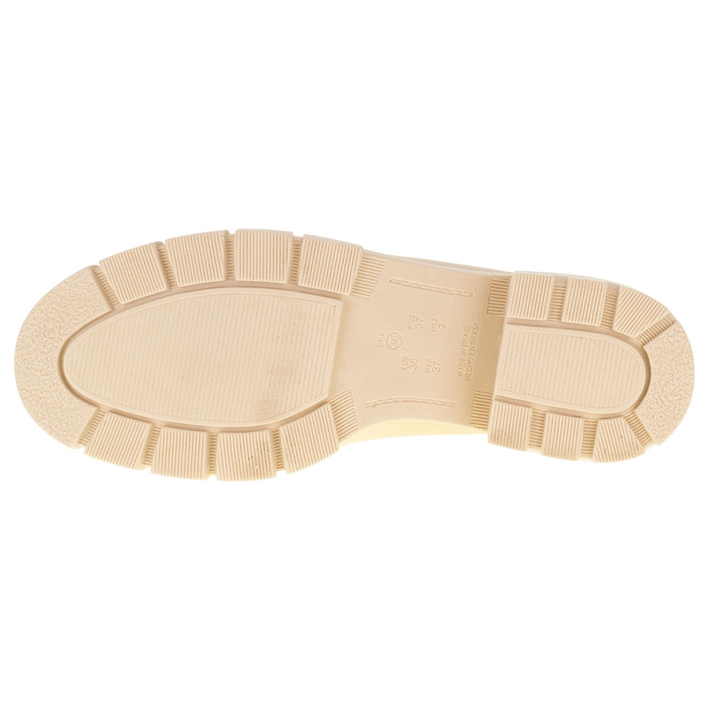 Mocassim Feminino Salto Grosso Ramarim - 2312103 NATURAL - cloviscalcados