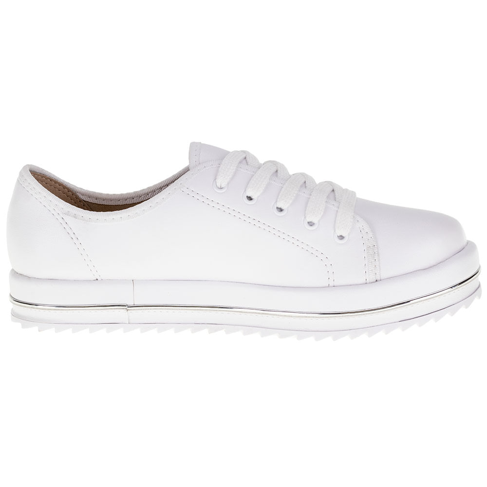 Tênis Feminino Beira Rio - 41961003 BRANCO - cloviscalcados